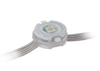China Programmable Addressable 20mm LED Point Light DMX512 RGB 0.3W 5V IP67 for sale