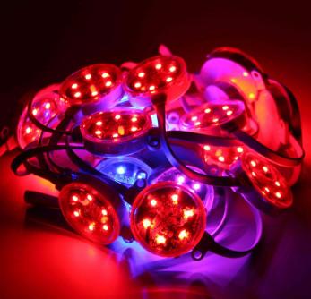 China 40mm & 50mm SMD3535 DMX Digital RGB LED Pixel Lights - IP67 Waterproof, 24V DC, 50,000+ Hours Lifespan for sale