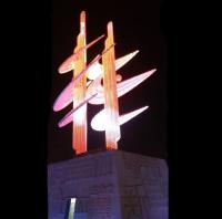China Outdoor IP67 40mm 50mm Waterproof Led Point Light Source For Sculpture Project for sale