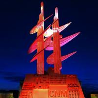 China Outdoor IP67 40mm 50mm Waterproof Led Point Light Source For Sculpture Project for sale