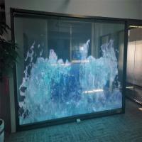 China Flexible Transparent LED Film Screen 6mm Pixel Pitch 300W/m2 for Interior Decoration for sale