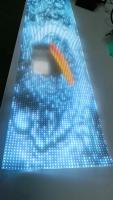 China P10 RGB Color LED Transparent Film Screen Indoor Hard Flexible Display 10000Dot 5000Cd for sale