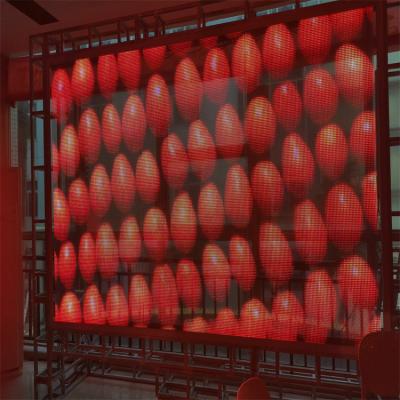 China Super Slim Flexible Transparent LED Film Display DC5V P4 for Retail Store Advertising for sale