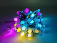 China DC5V 12mm DMX512 Square LED Pixel Light IP67 160 Degree RGBW SMD5050 for sale