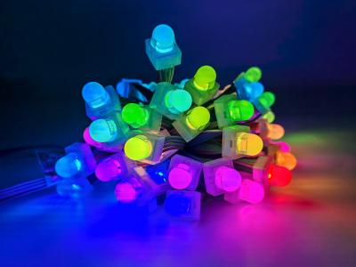China IP67 12mm 5050 SMD LED DC5V RGB UCS1903 Square Pixel Light 50pcs for sale