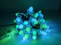 China Square LED Pixel Module Light 12mm 0.3W DC12V 160 Degree for Customized Needs for sale