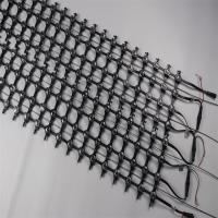 China P50 Full Color Flexible LED Mesh Display Screen Waterproof for Facade Lighting for sale