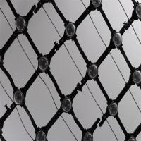 China Outdoor programmable P125 led grid pixel screen advertising mesh screen light for sale