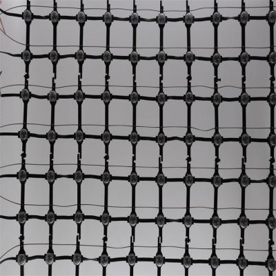China IP67 Waterproof Flexible LED Mesh Screen 30mm DMX512 RGB for Building Decoration for sale