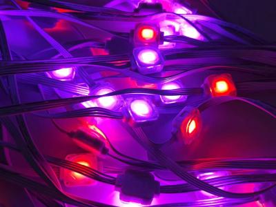 China 30 Lights RGB Outdoor Atmosphere Light String Eaves Christmas Decoration WiFi Bluetooth Control Waterproof IP67 DC24V for sale
