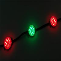China 12 LED RGB 24V 50mm DMX512 Pixel Point Light Source Decorative IP67 Outdoor for sale