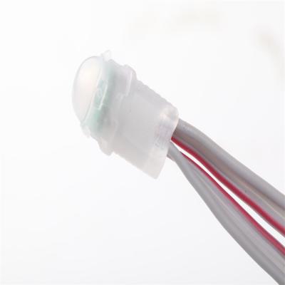 China DC 12V IP67 LED Pixel Light 9mm Diameter 50pcs String 0.2W SMD2025 for sale