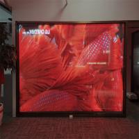 China LED Transparent Film Screen 240x960mm RGB Display with 50,000 Hour Lifespan and 120° Beam Angle for sale