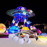 China Programmable RGB LED Point Light 45mm 1W DC12V IP67 for Playground Amusement for sale