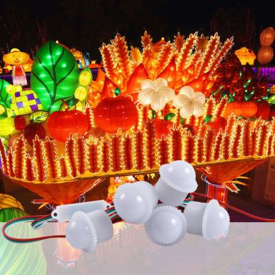 China Programmable RGB LED Point Light 45mm 1W DC12V IP67 for Playground Amusement for sale