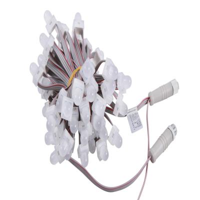 China 12mm RGB Square Pixel LED Light DMX Waterproof IP67 5V 12V Decorative Landscape Lighting 50pcs String for sale