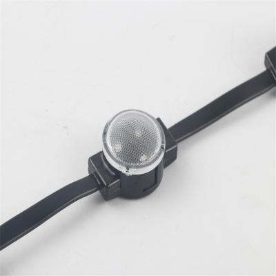 China Outdoor Decorative Eave Light PC Glue Material Waterproof IP67 WiFi Bluetooth Control RGB Festive Strip Lamp 12V 0.8W for sale