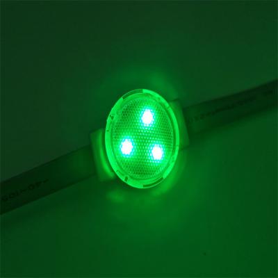 China 12V RGB LED Point Light IP67 Waterproof DMX512 Programmable Pixel Light 0.8W 48pcs for sale