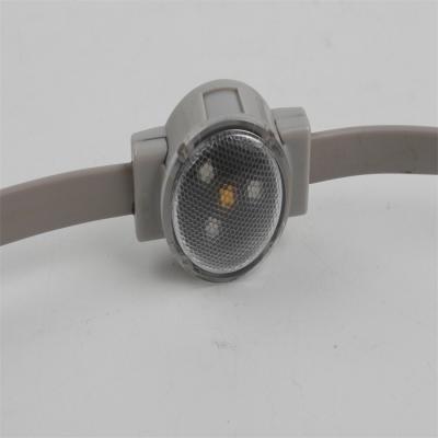 China RGB SMD3535 Full Color LED Pixel Light 30mm 12V 1W Round Waterproof IP67 Christmas Lights for sale