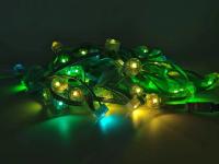 China DC12V RGB LED Pixel Point Light 0.4W IP67 Waterproof Outdoor Decoration 72PCS/String for sale