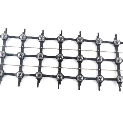 China 25mm LED Mesh P83 Rope Flex Display 3D Signage Screen Star Film Outdoor 24V for sale