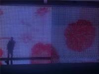 China P50 Pixels Mesh LED Screen Display IP67 SMD3535 DC12V 80W RGB LED Net Screen for sale