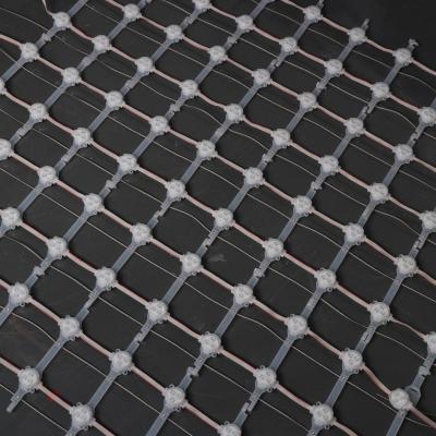 China IP67 LED Mesh Screen Video Wall 30mm DMX512 RGB Outdoor Building Decoration for sale