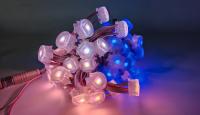 China 48pcs 20mm Outdoor Waterproof IP67 LED Pixel Light 0.3W DC12V RGBYWW for sale