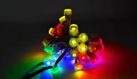 China 48pcs 20mm Outdoor Waterproof IP67 LED Pixel Light 0.3W DC12V RGBYWW for sale