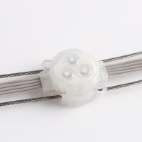 China 1W RGB LED Point Light 30mm Epistar Chip IP67 Waterproof Outdoor DC12V for sale