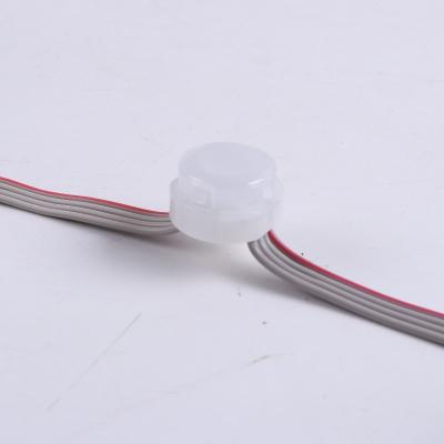 China IP67 RGBW LED Christmas Point Lights 20mm 0.3W DC12V Permanent Holiday Exterior Accent Lighting for sale