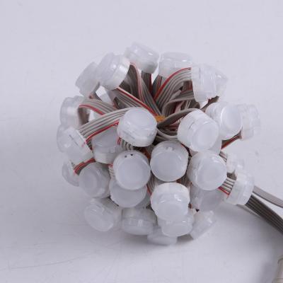 China Christmas Color Monochrome Outdoor Decoration LED Point Light 120 Degree Beam Angle IP67 Waterproof 0.3W DC12V for sale