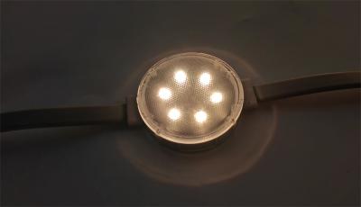 China 50mm RGB LED Point Light IP67 Waterproof DC24V 2W Smart Addressable Pixel Light for Building Facade Decoration for sale