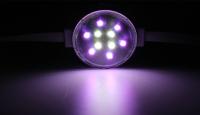 China 0.3W Epistar Chip 50mm RGB LED Point Light Waterproof IP67 Outdoor PC Body for sale