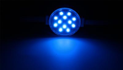 China 12 LED RGB 24V 50mm DMX512 Pixel Point Light Source Decorative IP67 Outdoor for sale
