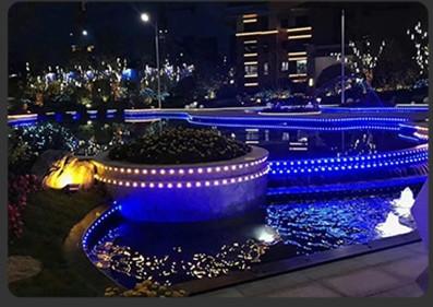 China 24V 50mm RGB Pixel Point Light Source IP67 Outdoor Permanent Decorative LED Light 1.5W for sale