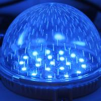 China 80mm RGB Permanent Pixel Lamp DMX512 Point Light Source DC24V 3W IP67 for sale