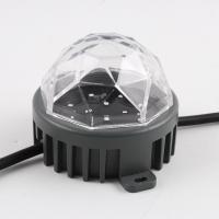 China Customizable 100mm IP67 Waterproof DC24V 3W DMX LED RGB Pixel Point Light for Outdoor Programmable Projects for sale