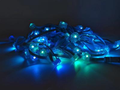 China 12V RGBIC LED Permanent Outdoor Eaves Light String Point Waterproof IP67 36PCS for sale
