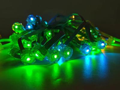 China IP68 RGB Outdoor LED Eaves Lights 12V 0.4W Smart Garden Decor Work Alexa Google for sale