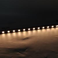China 18W LED Wall Washer Outdoor Building Lighting Double-Angle Lens 10x60 Beam Angle IP66 for sale