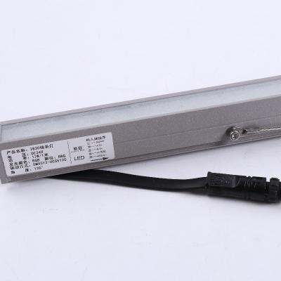 China 12W LED Wall Washer IP66 Waterproof Double-Angle Lens 24V Decorative Light 1000mm for sale