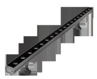 China Customizable DC24V 12W LED Linear Lighting Strips With CE And RoHS Certification for sale