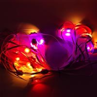 China 24V 45M LED Icicle Lights RGBW Outdoor Christmas Decoration Curtain String Lights IP67 Waterproof for sale