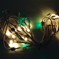 China 24V 45M LED Icicle Lights RGBW Outdoor Christmas Decoration Curtain String Lights IP67 Waterproof for sale
