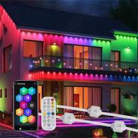 China 24V 45M LED Icicle Lights RGBW Outdoor Christmas Decoration Curtain String Lights IP67 Waterproof for sale