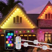 China 25mm Permanent Custom IP67 Outdoor Waterproof Christmas Eaves Light DC24V 1W RGB for sale