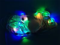 China 25mm 24V 1.5W RGB LED Eave Light Programmable IP67 for Christmas Decor for sale