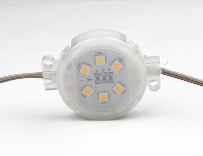 China IP67 Waterproof Outdoor LED Strip SMD 5050 DC 24V RGB Flexible Garden Decoration Light 50mm 1.5W for sale
