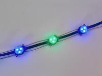 China 12V Waterproof Flexible LED Pixel Light 30mm IP67 Outdoor Decoration with SPI Controller for sale